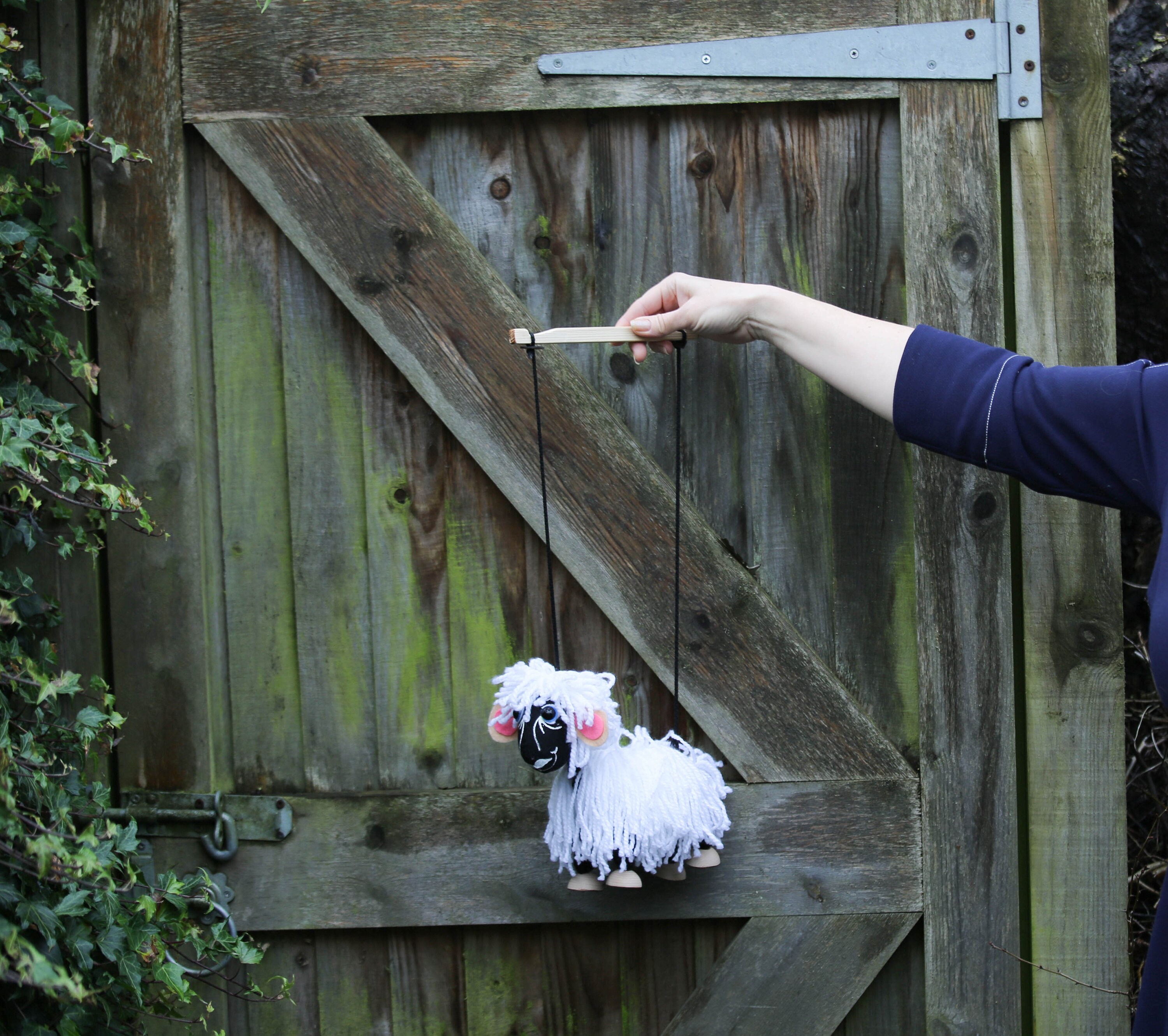Sheep Rosie animal Soft Toy Felt Puppet, Handmade Toys, Handcrafted ...