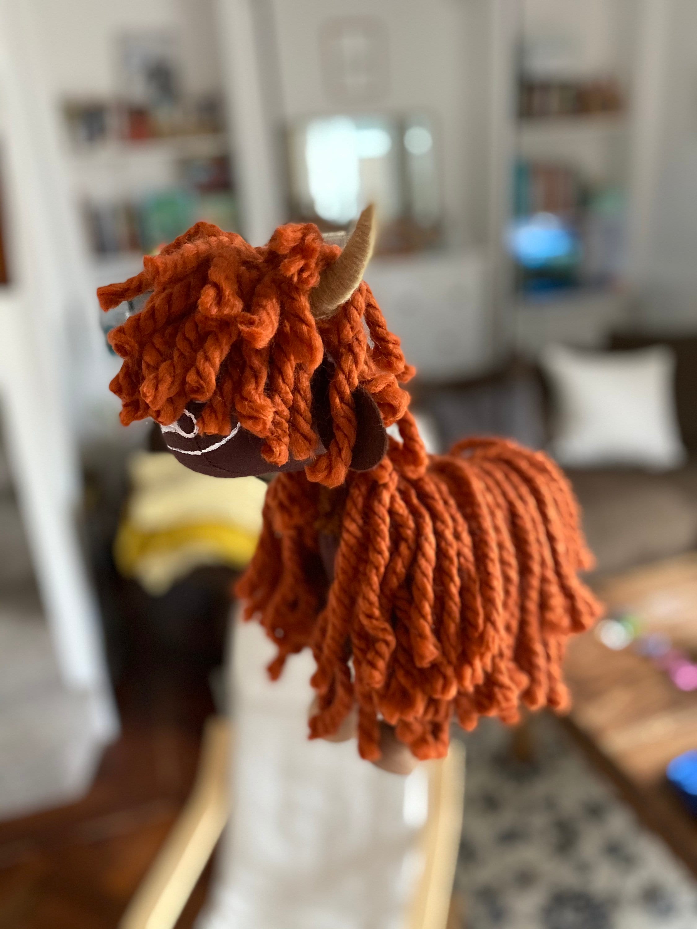 Highland Cow Moraq - Animal Toy Puppet, Moving Toy, for Kids, Gift ...