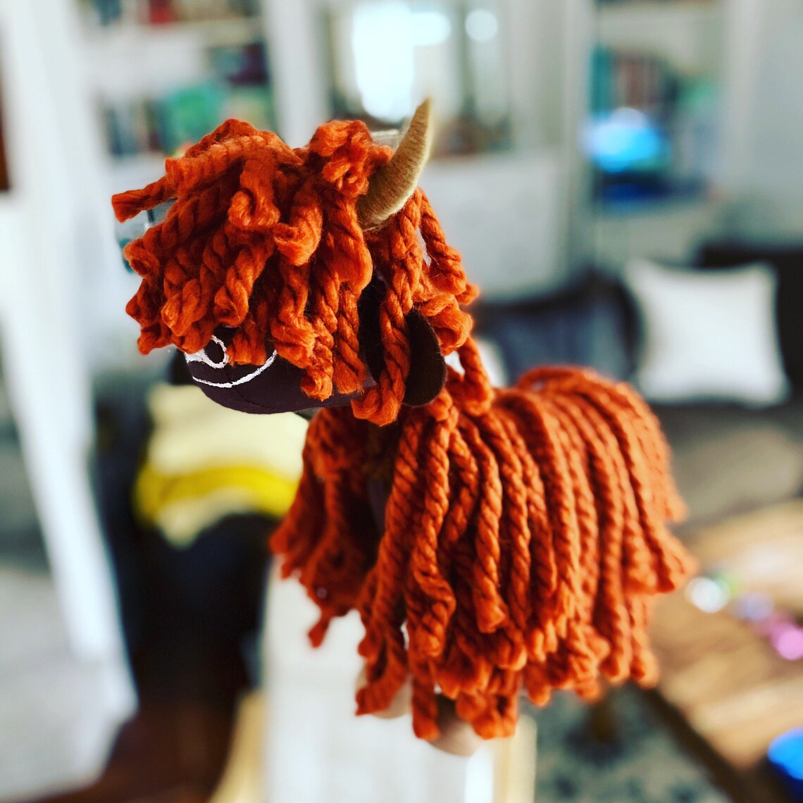 Highland Cow Moraq - Animal Toy Puppet, Moving Toy, for Kids, Gift ...