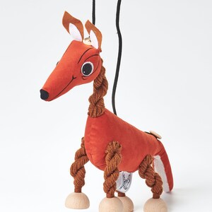 Fox Freya -animal Puppet Soft Toy Felt, Handmade Gift for Kids ...