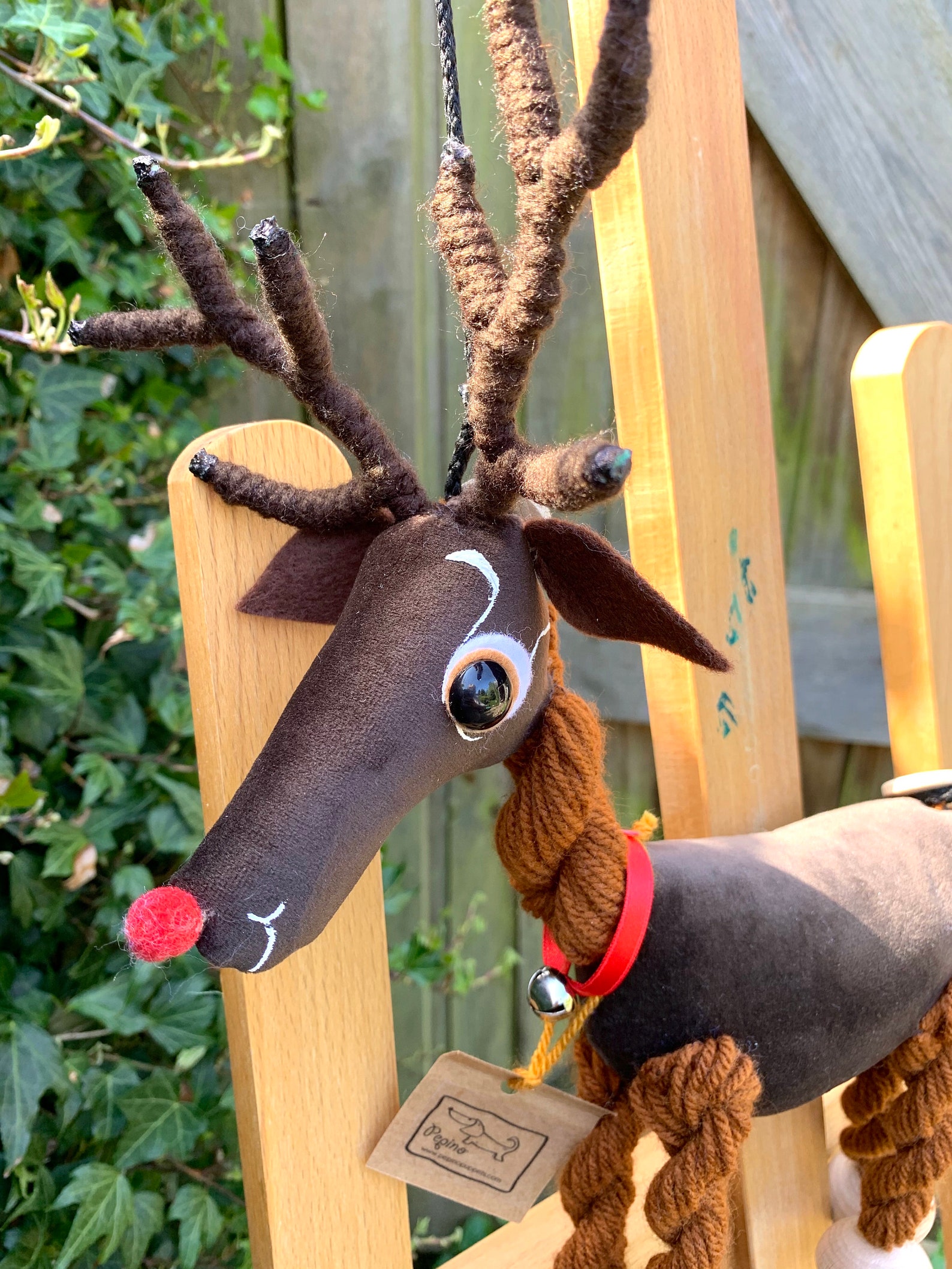 Rudolph Red Nosed Reindeer Animal Toy Puppet Soft Toy | Etsy