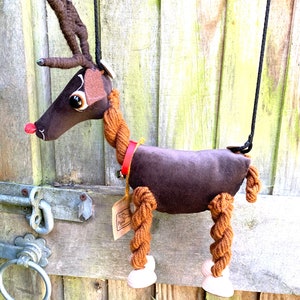 Rudolph Red Nosed Reindeer Animal Toy Puppet Soft Toy - Etsy