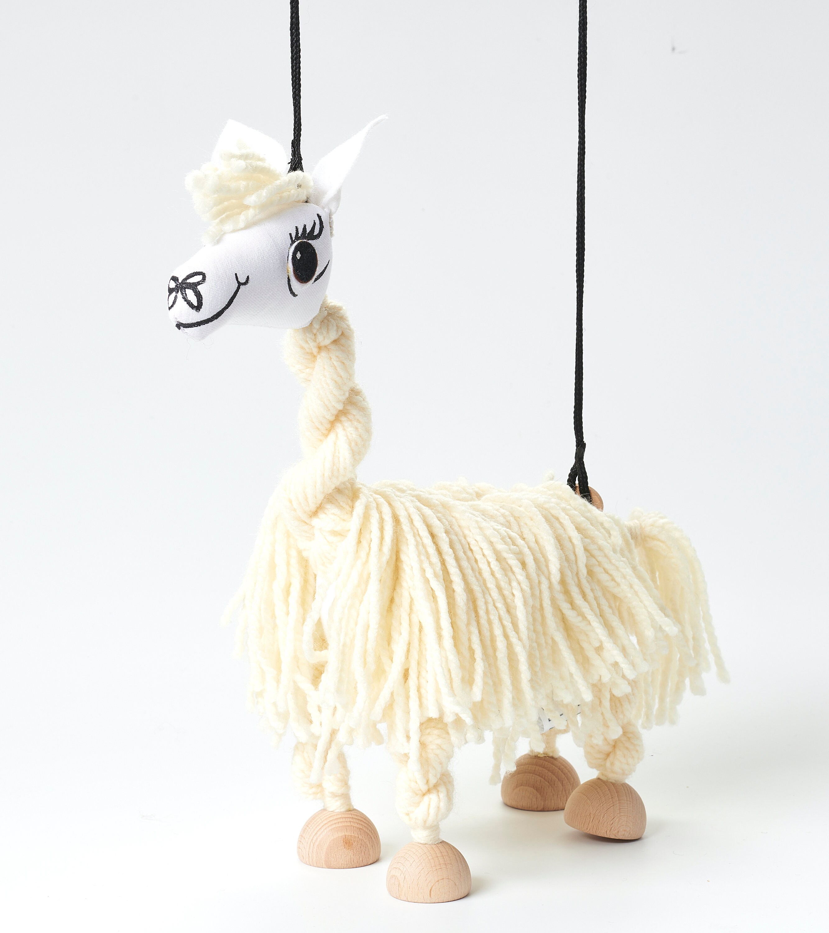 Llama Lucy, Animal Soft Toy Cotton Puppet, Handmade, Gift, for Kids ...