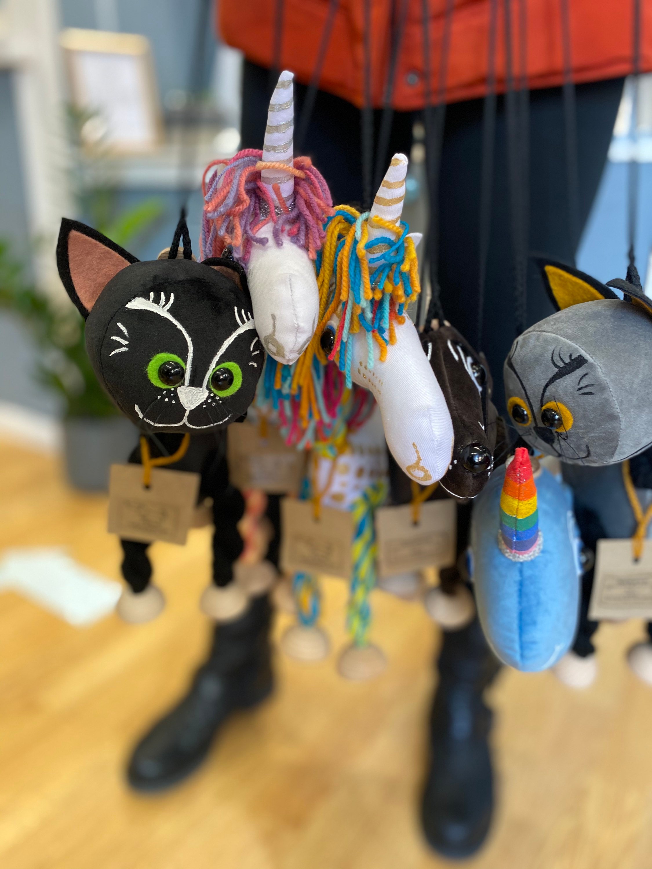 Cat Oliver - Animal Toy Puppet, Moving Toy, for Kids, Gift, Soft Toy ...