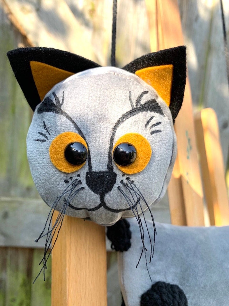 Cat Oliver - Animal Toy Puppet, Moving Toy, for Kids, Gift, Soft Toy ...