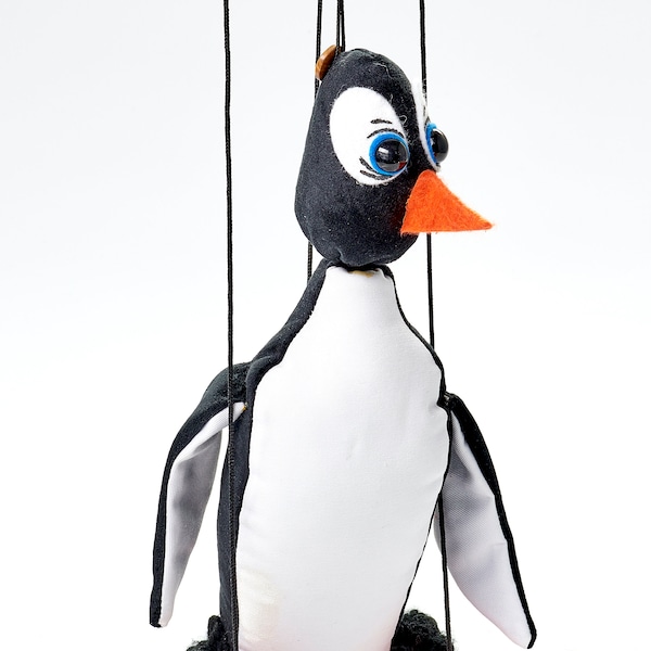Penguin Puppet - Etsy