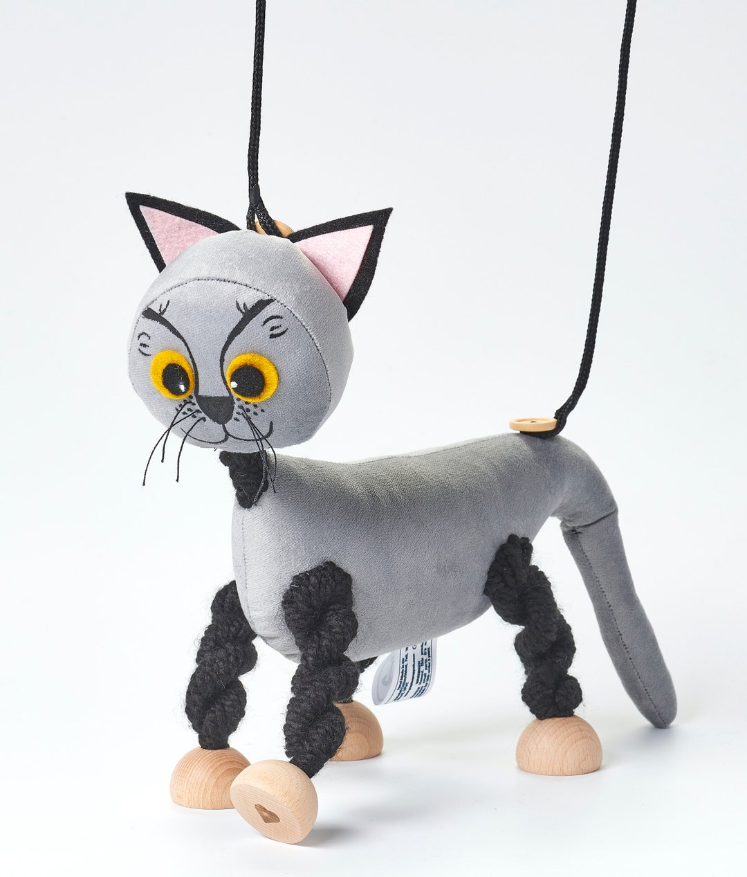 Cat Oliver - Animal Toy Puppet, Moving Toy, for Kids, Gift, Soft Toy ...