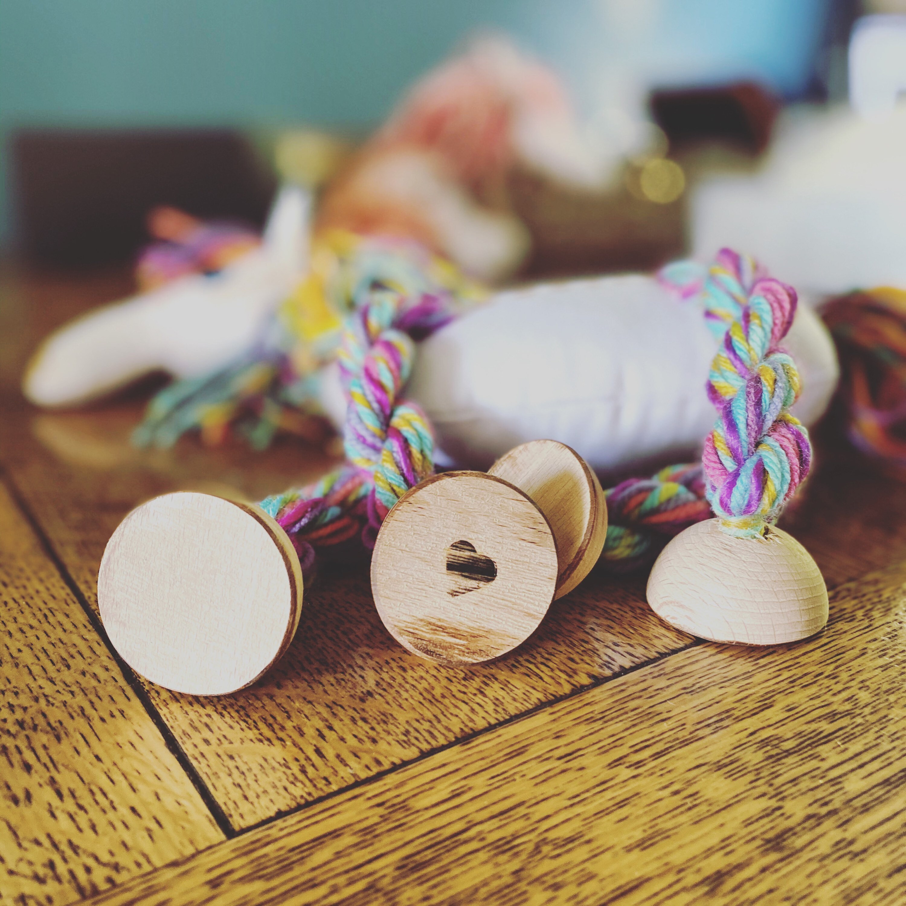 Unicorn Grace - Animal Puppet Soft Toy Felt, Handmade Gift for Kids ...