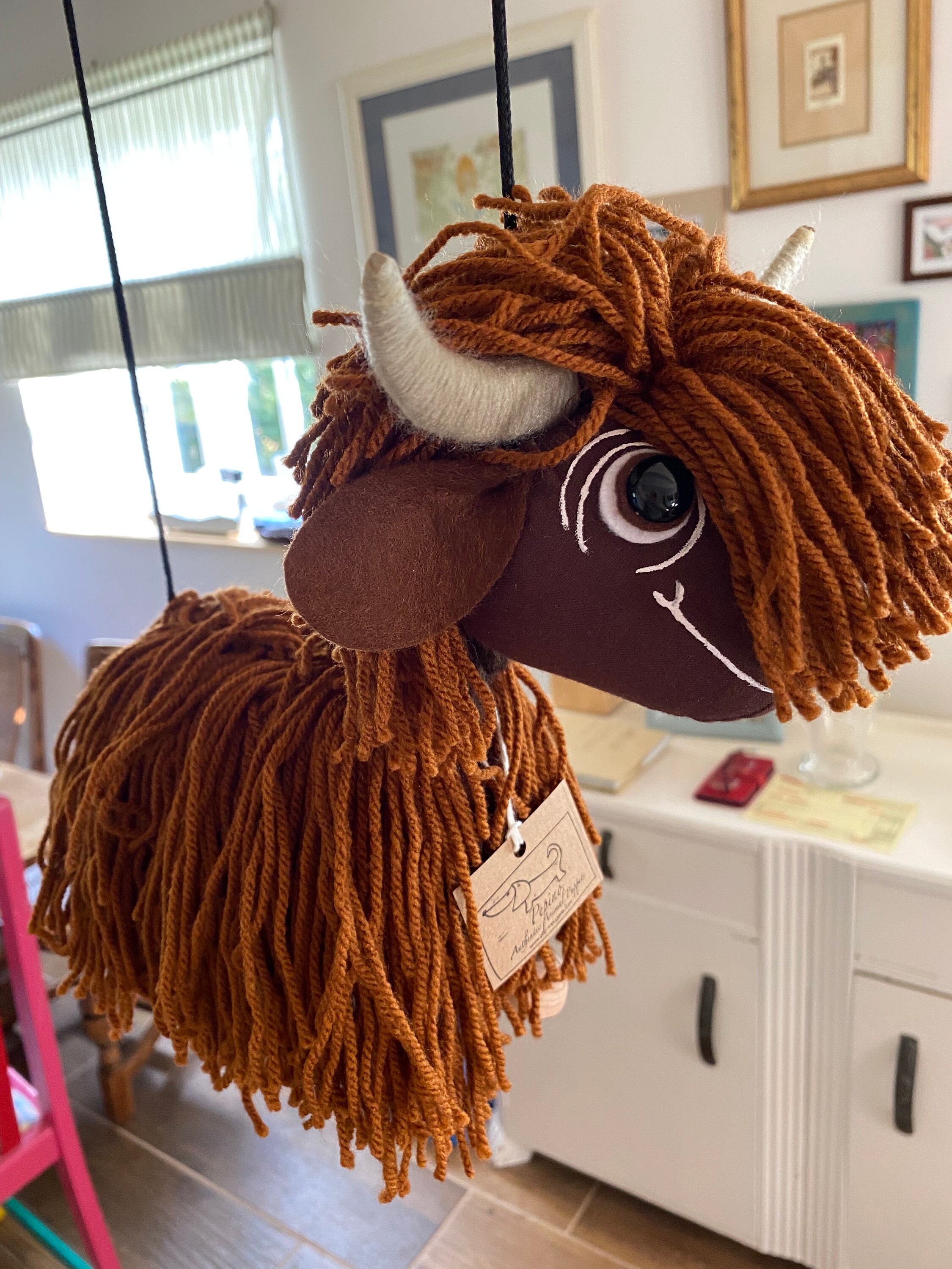 Highland Cow Moraq Animal Toy Puppet Moving Toy for Kids - Etsy