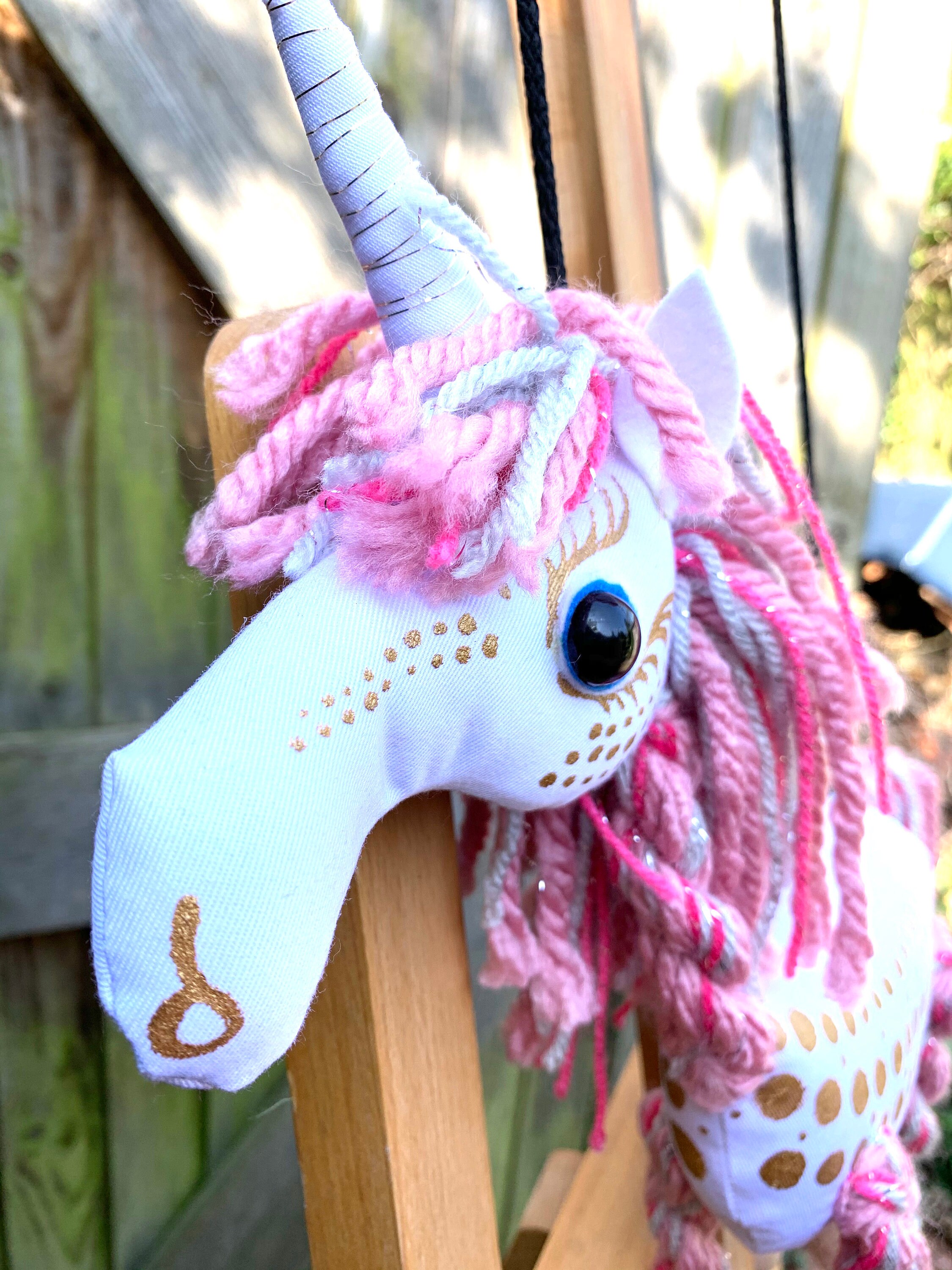 Unicorn Grace Animal Puppet Soft Toy Felt Handmade Gift for - Etsy