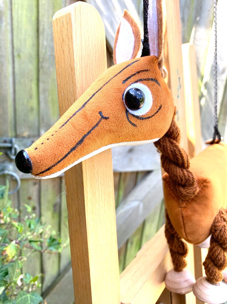 Fox Freya -animal Puppet Soft Toy Felt, Handmade Gift for Kids ...
