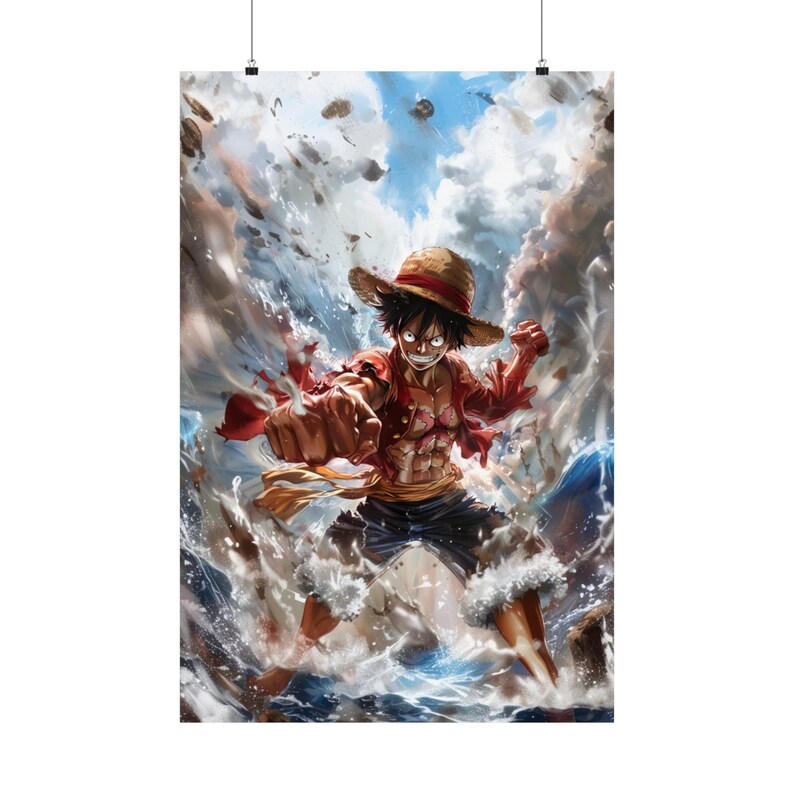 Monkey D. Luffy High Quality Poster Custom Full Color Print - Etsy