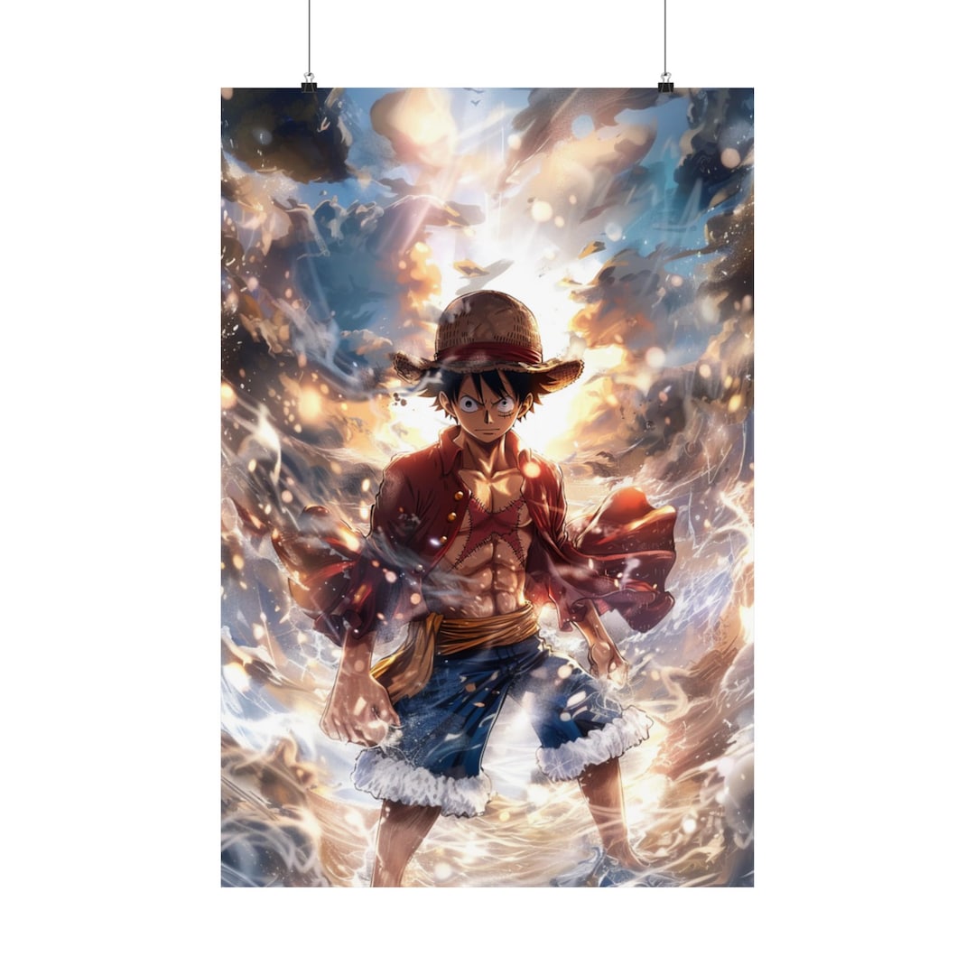 Monkey D. Luffy High Quality Poster Custom Full Color Print - Etsy