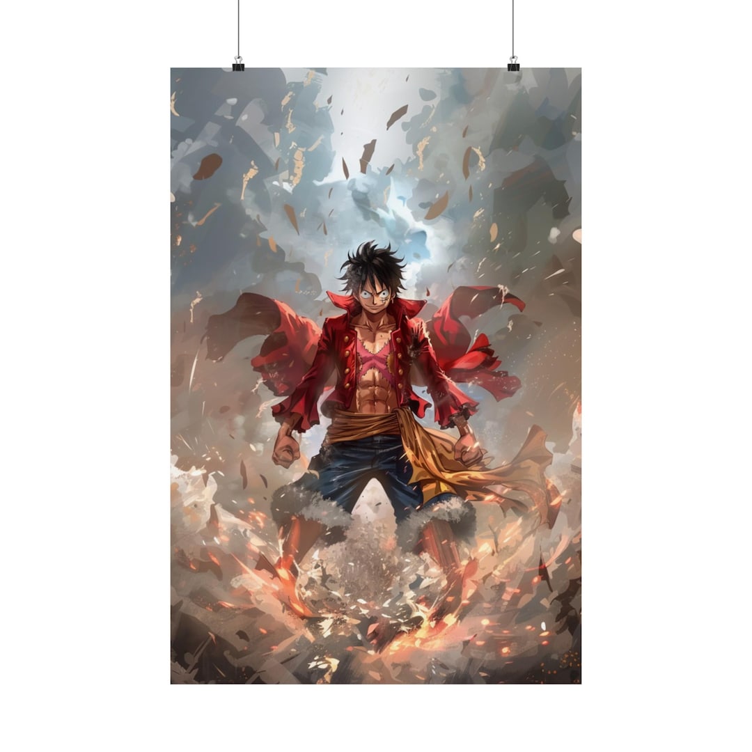 Monkey D. Luffy High Quality Poster Custom Full Color Print - Etsy