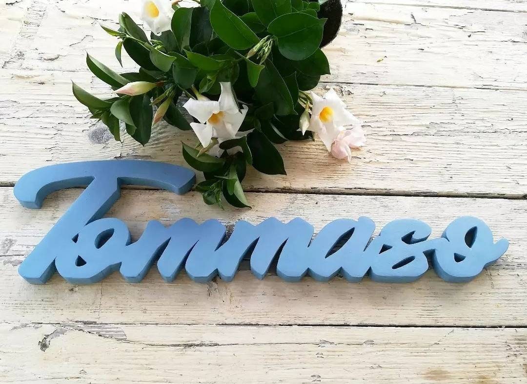 Wooden Lettering Wooden Name Decorate With Wood Handmade Birthday Party ...