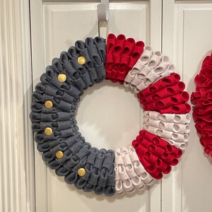 Folded Burlap Wreath Tutorial for a Crafter Patriotic - Etsy