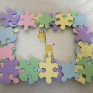 Puzzle Piece Picture Frame - Etsy