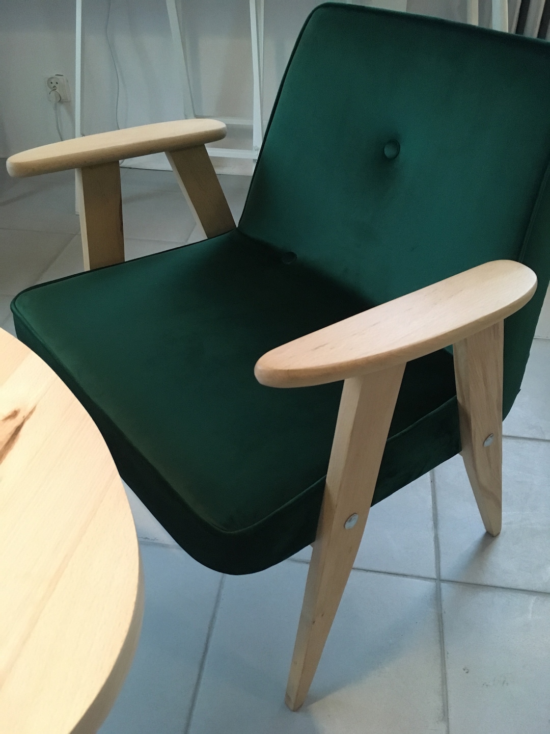 Vintage Polish 366 Armchair From Mid Century, Designed in 1962 by J ...