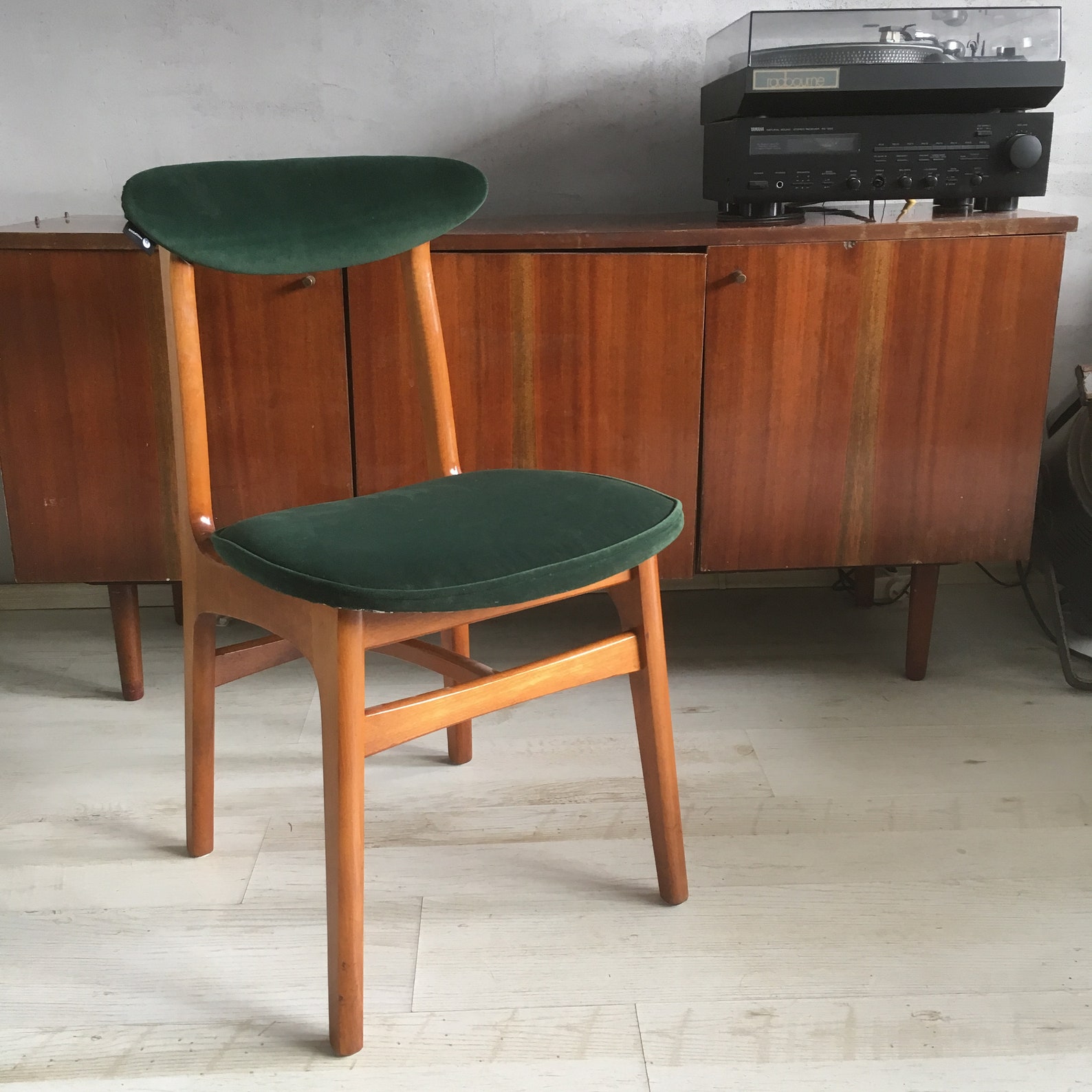 Vintage Polish Mid-century Chair Type 200-190 Designed in - Etsy