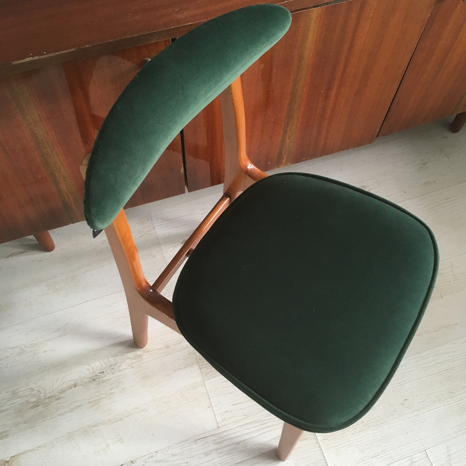 Vintage Polish Mid-century Chair Type 200-190 Designed in - Etsy
