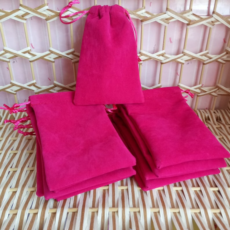 100 Pcs Pack Personalized Jewelry Bags With Drawstring,soft Velvet ...