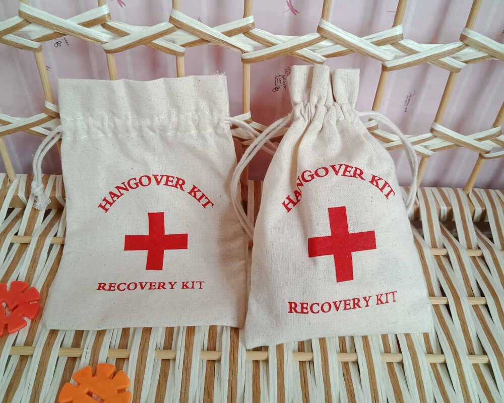 50 Pcs Pack Hangover Kit Bagsbachelorette Party Favor - Etsy