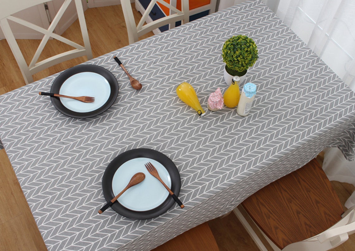 Cotton Linen Tablecloth,multi Size Table Cover Home Decor,customed Hand ...