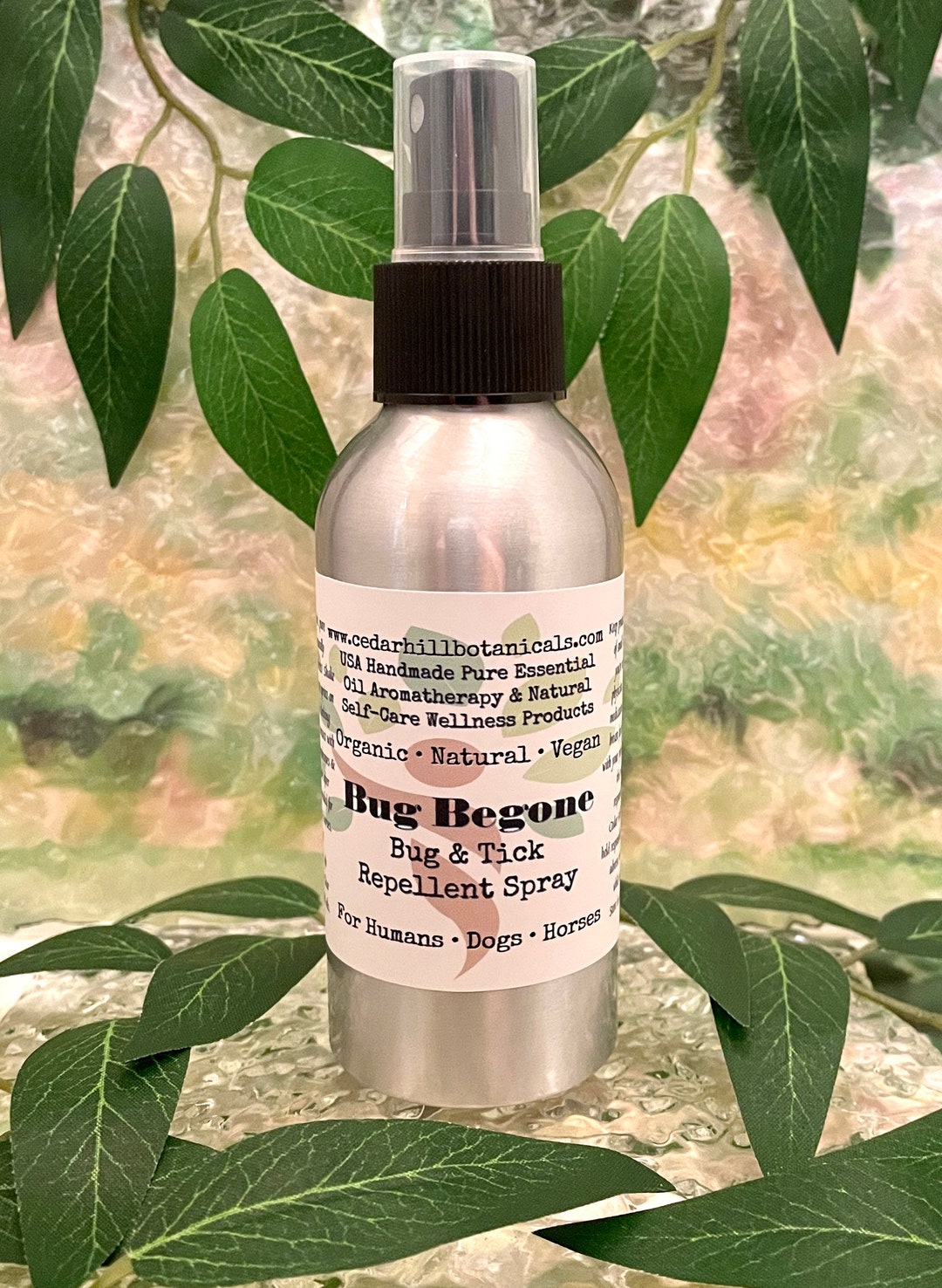 Bug and Tick Repellent Spray All Natural Bug Begone - Etsy
