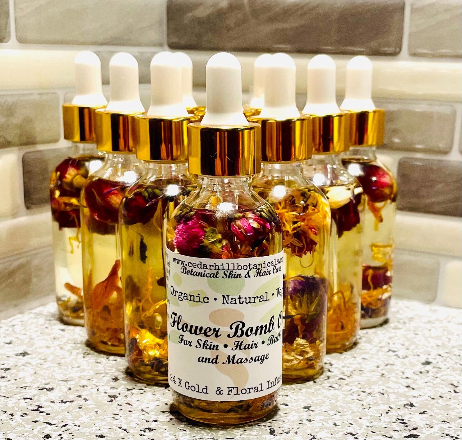 24K Gold Infused Flower Bomb Oil: Pheromone Beauty Elixir - Etsy