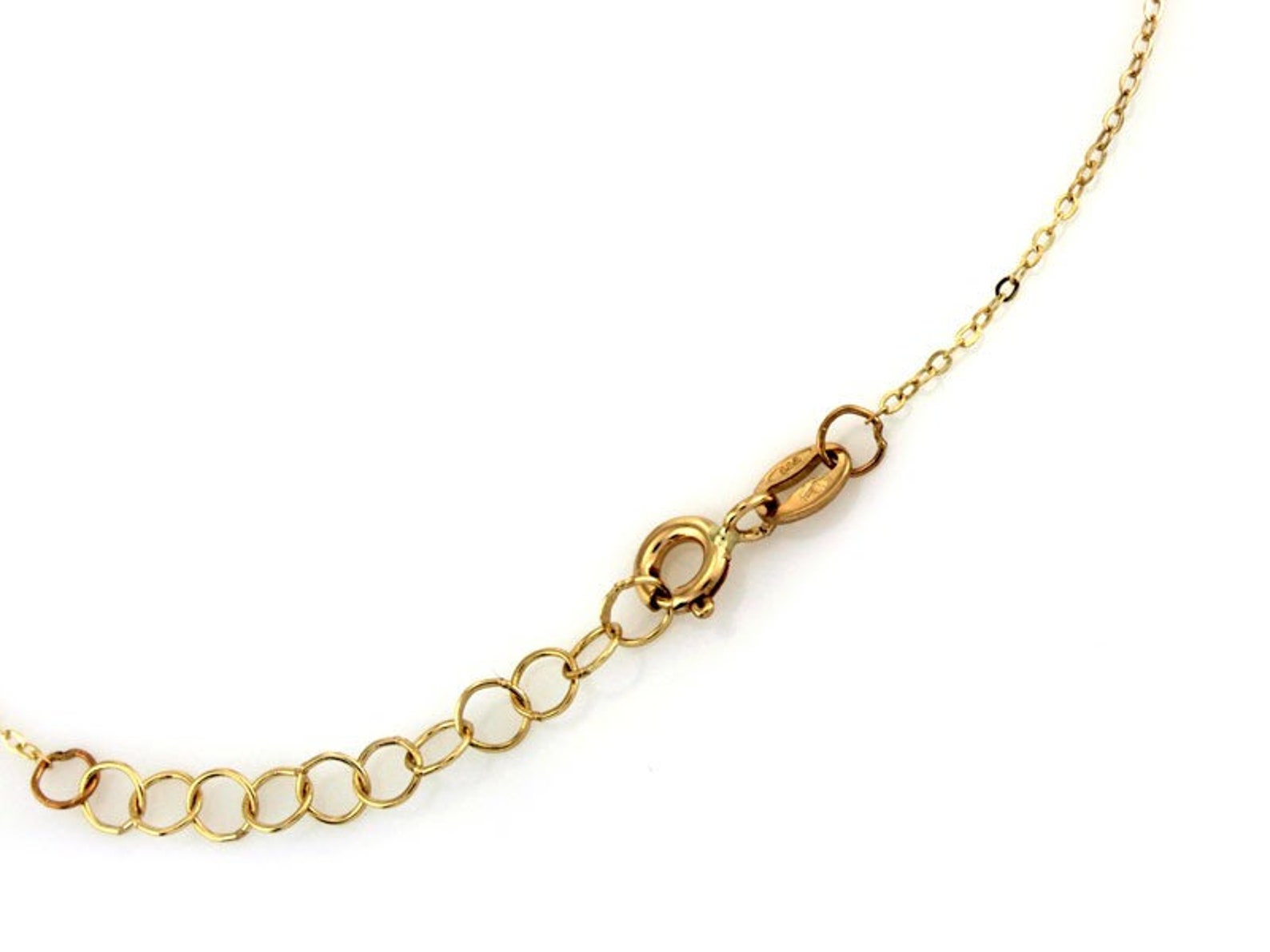 Meander Greek Path Necklace Gold Solid Gold 9k Gold - Etsy