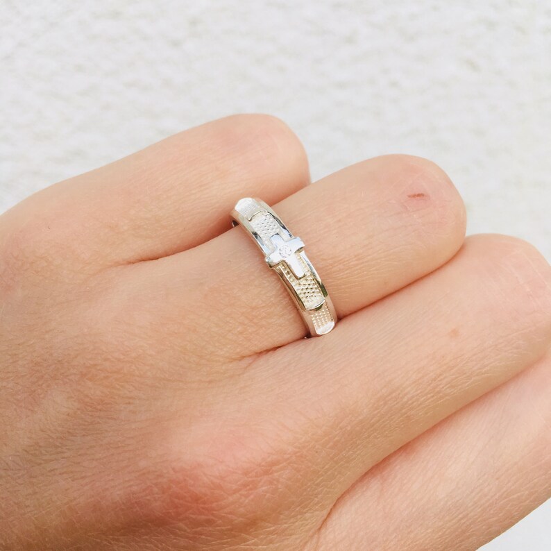 Rosary Ring Prayer Ring Silver Ring Sterling Silver - Etsy