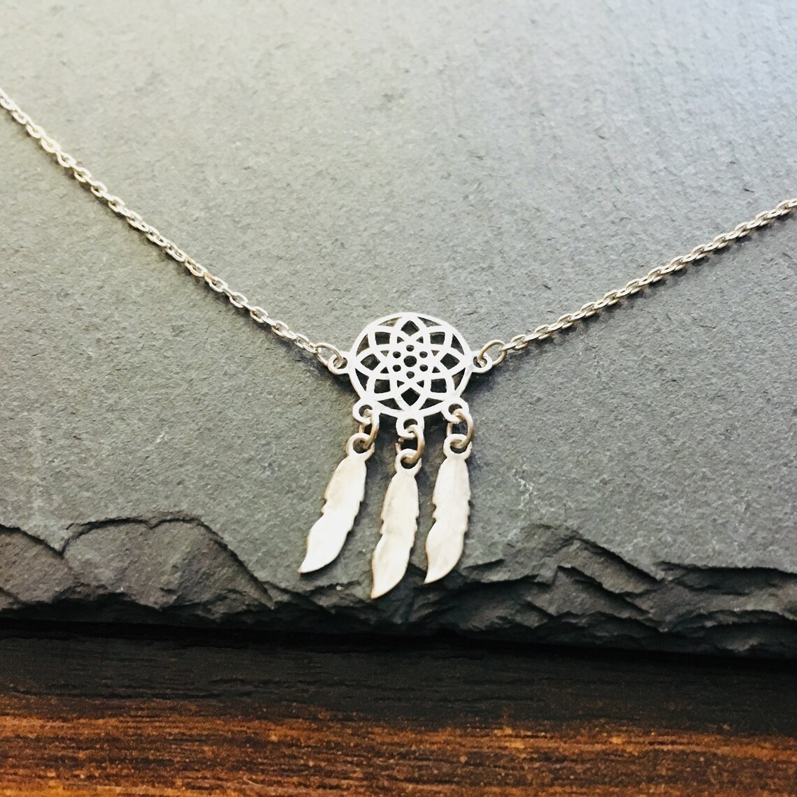 Dream Catcher Bracelet Silver Bracelet Silver Dreamcatcher | Etsy