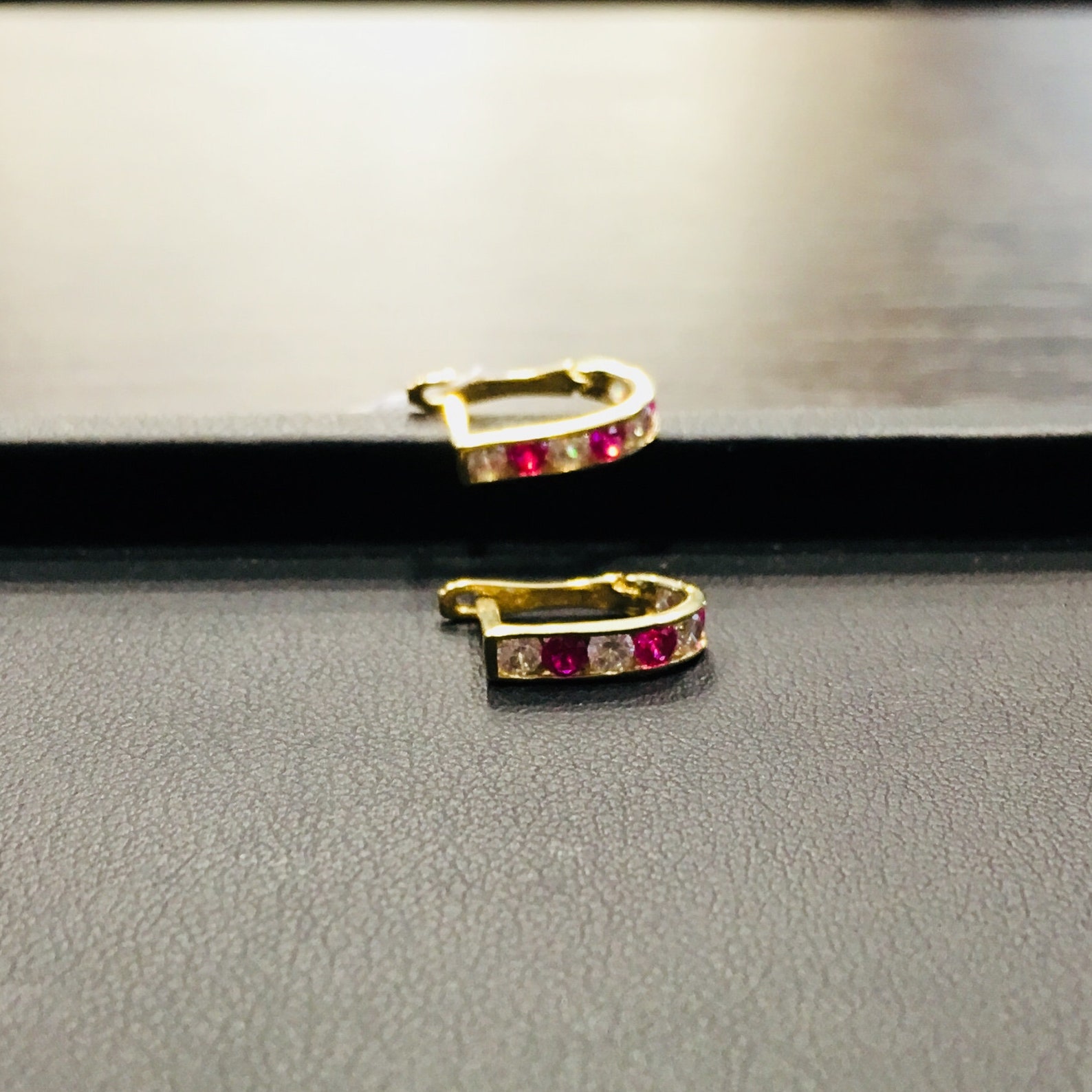 Solid Gold Latch Back Earrings Gold Earrings 9kt Earrings - Etsy