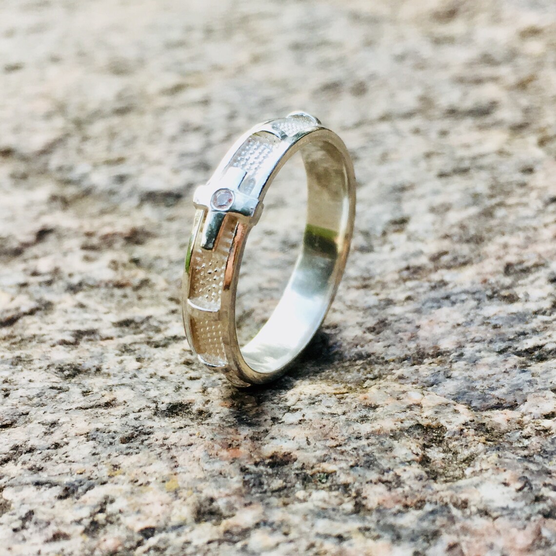 Rosary Ring Prayer Ring Silver Ring Sterling Silver | Etsy