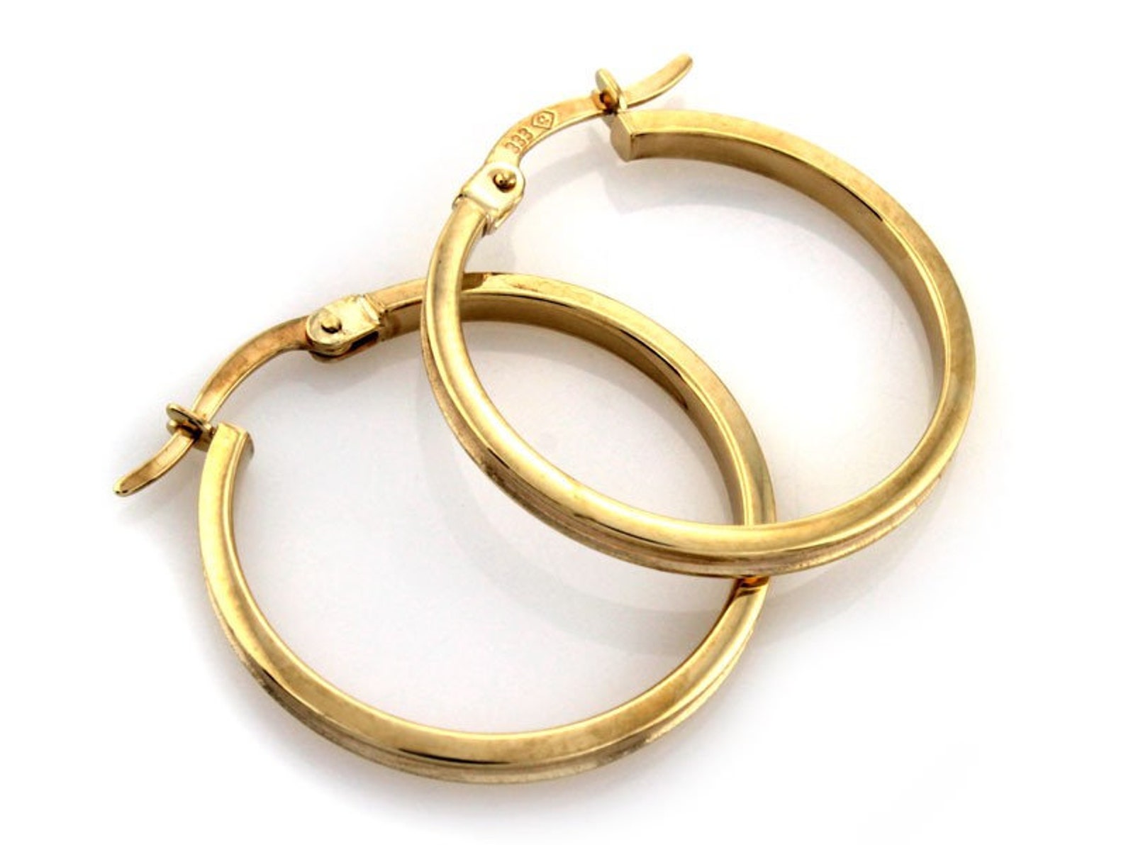 14ct Gold Hoops, Gold Hoops,small Gold Hoops, Gold Hoop Earrings, Small ...