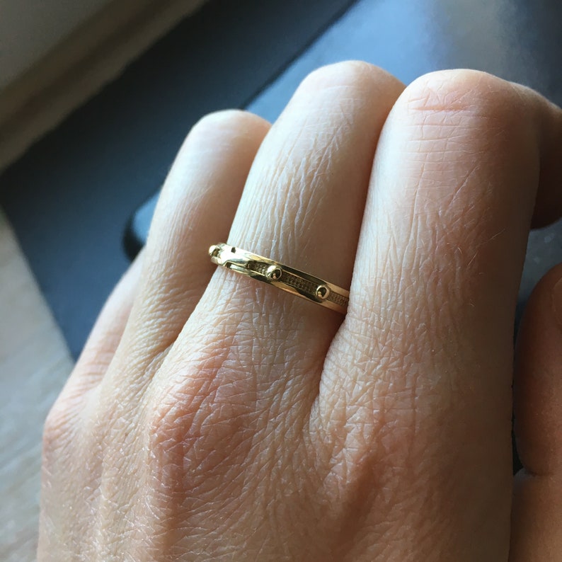 Rosary Ring Christian Ring Catholic Pray Ring Gold Rosary | Etsy