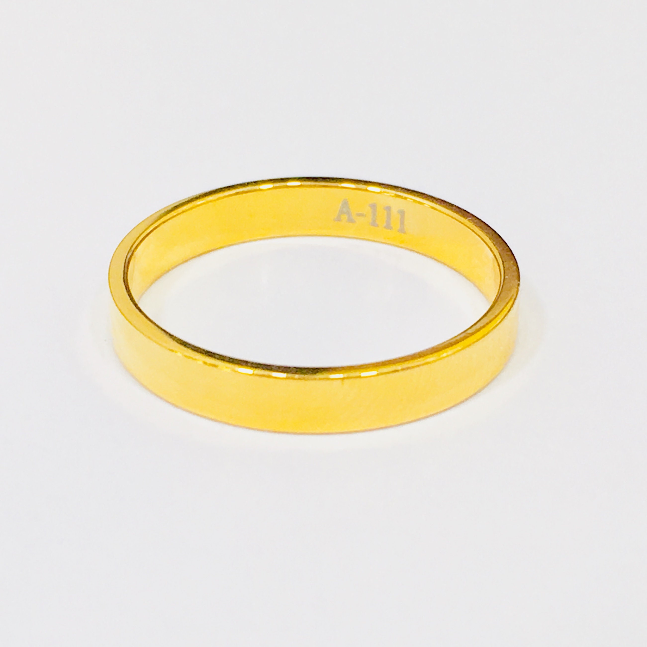 Wedding Bands Set Wedding Band for Couple 3mm Solid Gold 9k | Etsy