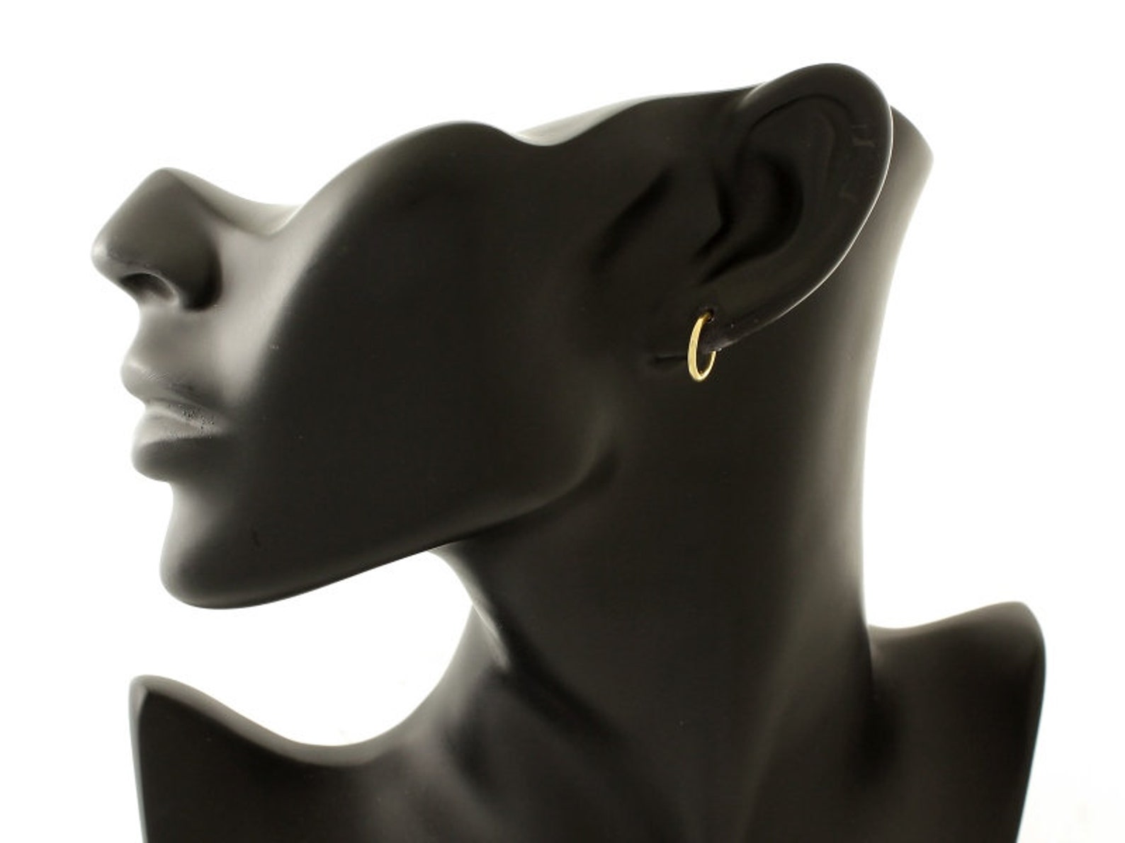 Tiny Hoop Earrings Solid Gold 9k Stacking Earrings Stacking - Etsy