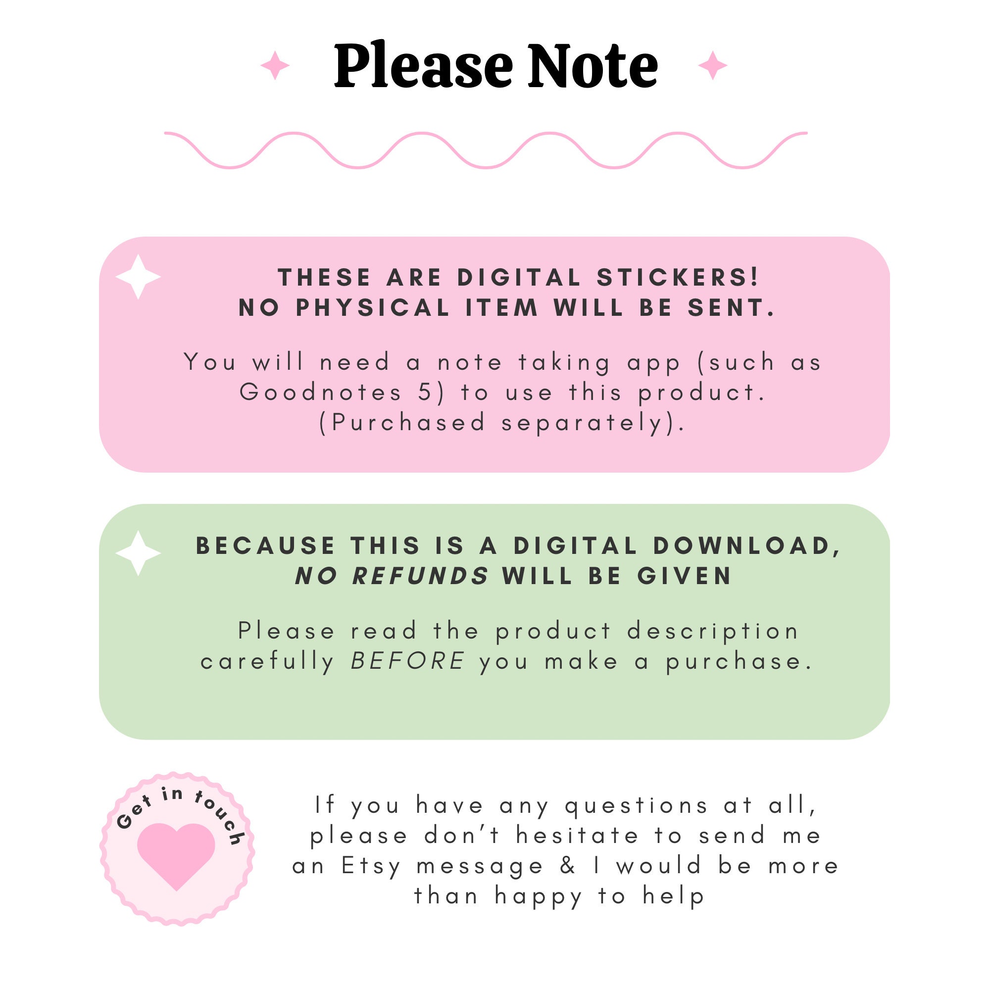 Sticky Notes Digital Stickers Pre Cropped Colourful Digital Goodnotes ...