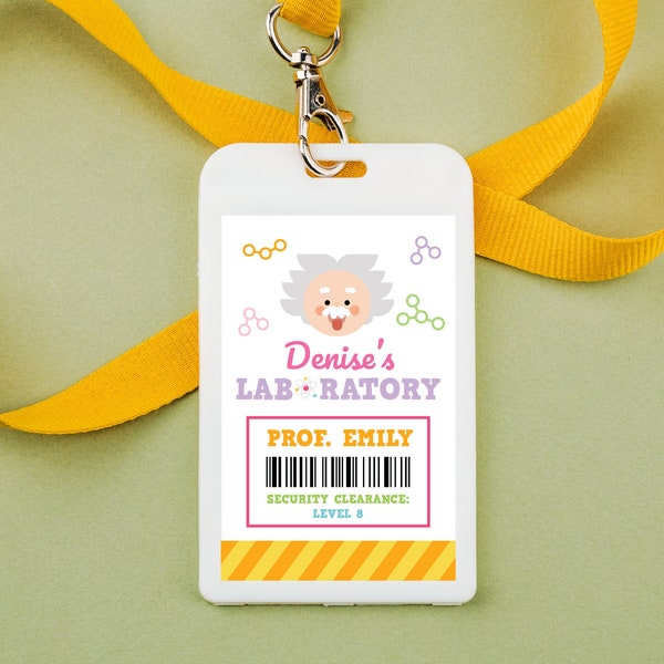 Printable Lab Access Card - Etsy
