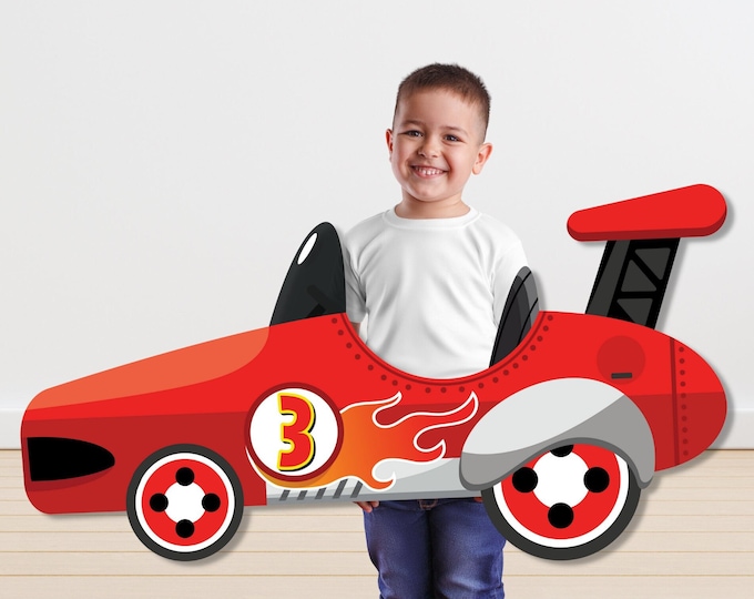 Race Car Photo Booth Props, Photobooth Props, Classic Car Party ...