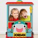 Red London Bus Party Photo Booth Frame EDITABLE Printable/ Red Bus ...