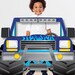 Blue Monster Truck Photo Booth Frame – Birthday Party Prop (digital ...