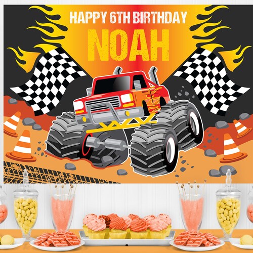 Monster Truck Party Signs Printable Pack/ Monster Jam Party - Etsy Canada