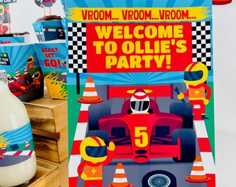 Go Kart Welcome Sign - Etsy