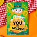 St Patricks Day Gift Card Holder You Are GOLDEN Lucky Treat Coffee Card ...