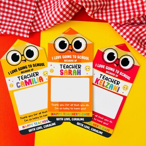 Teachers Day Gift Card Holder Printable Teacher Appreciation, Back to ...