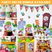 Hickory Dickory Dock Party Favor Box Template, First Birthday (digital ...
