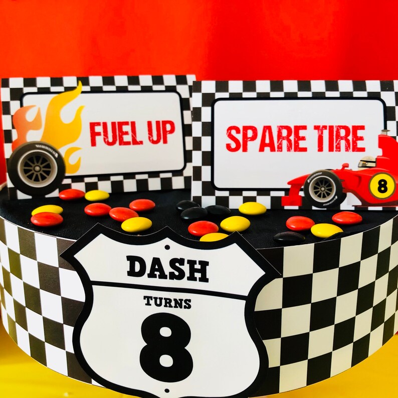 Race Car Party Food Tents/ Race Car Food Labels/ Car Racing - Etsy