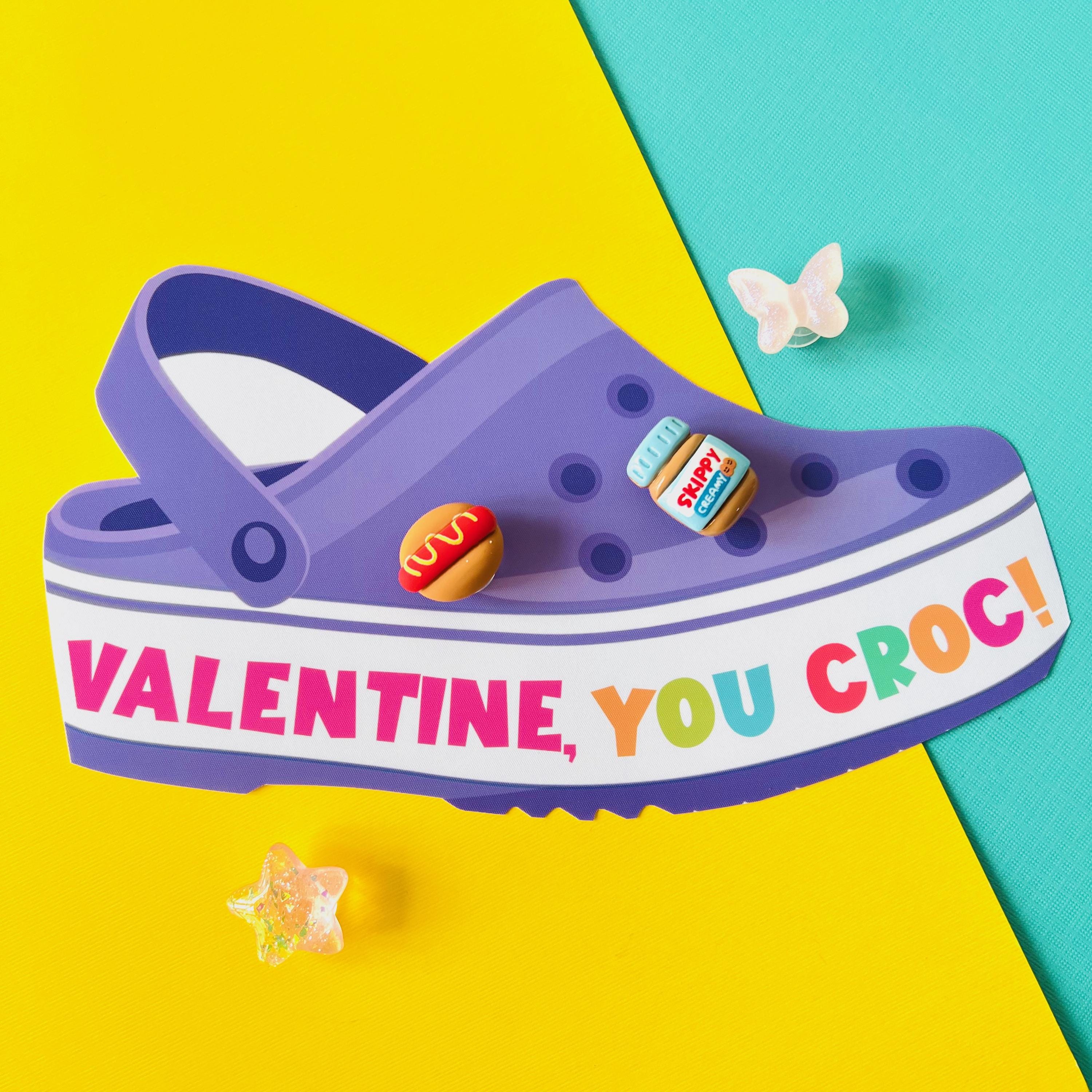 Crocs Jibbitz Valentine Cards Bundle Printable | Shoes Charms Holder ...